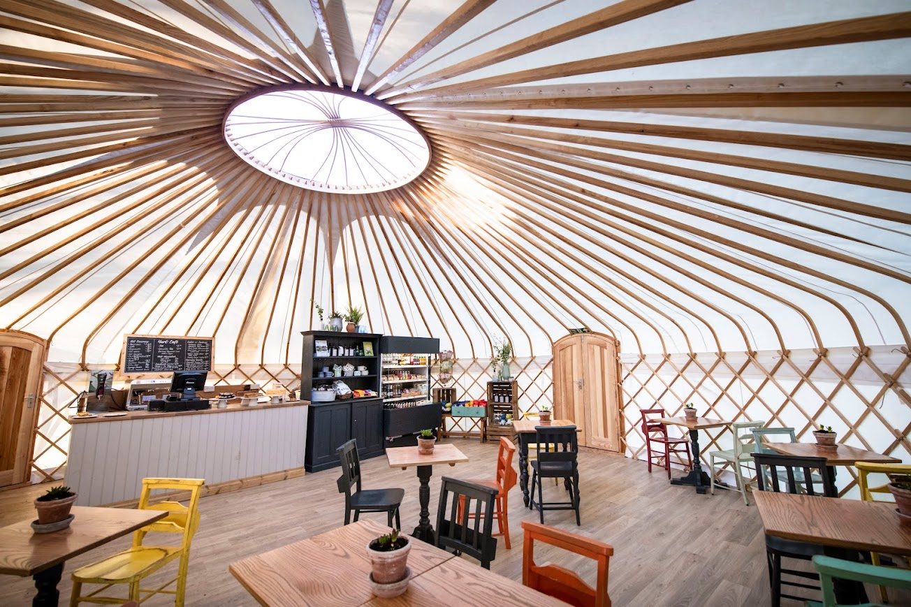 Discover Weardale | The Yurt Cafe, Raby Castle